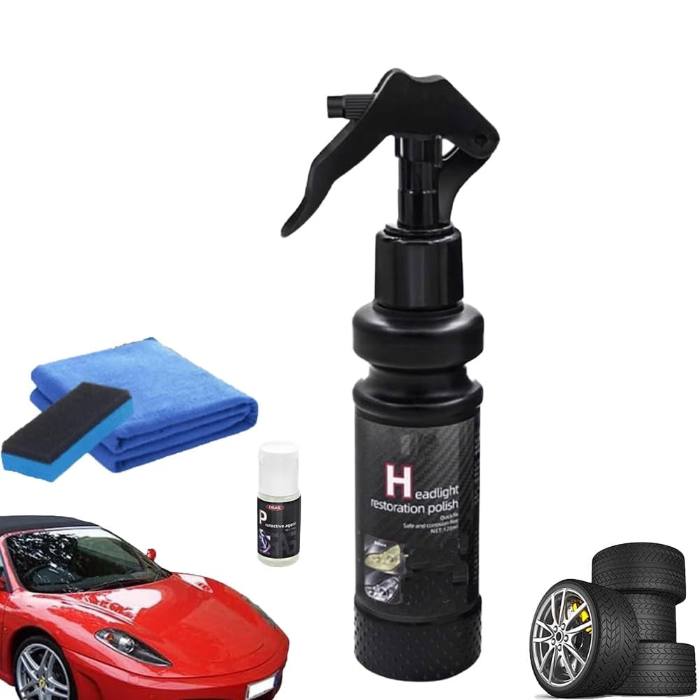 2025 New Car Headlight Repair Fluid, Headlights Restoration Kit, Head ...