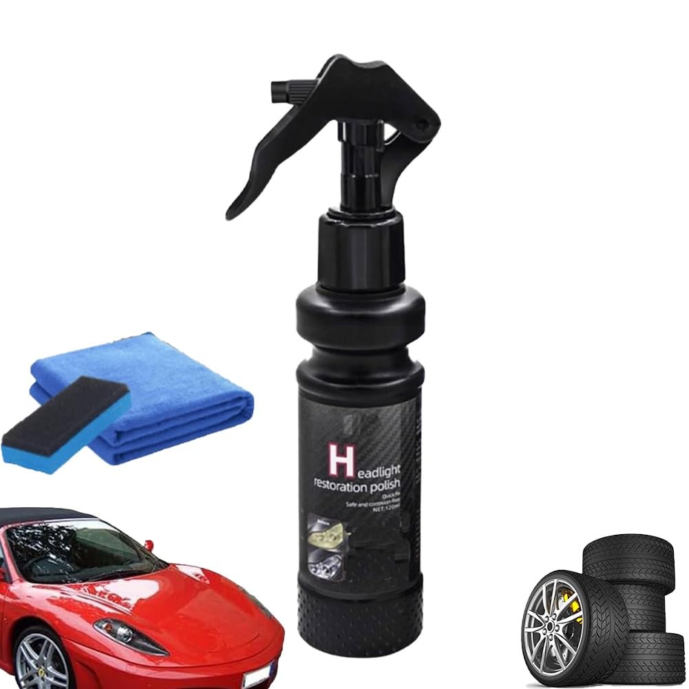 2025 New Car Headlight Repair Fluid, Headlights Restoration Kit, Head ...
