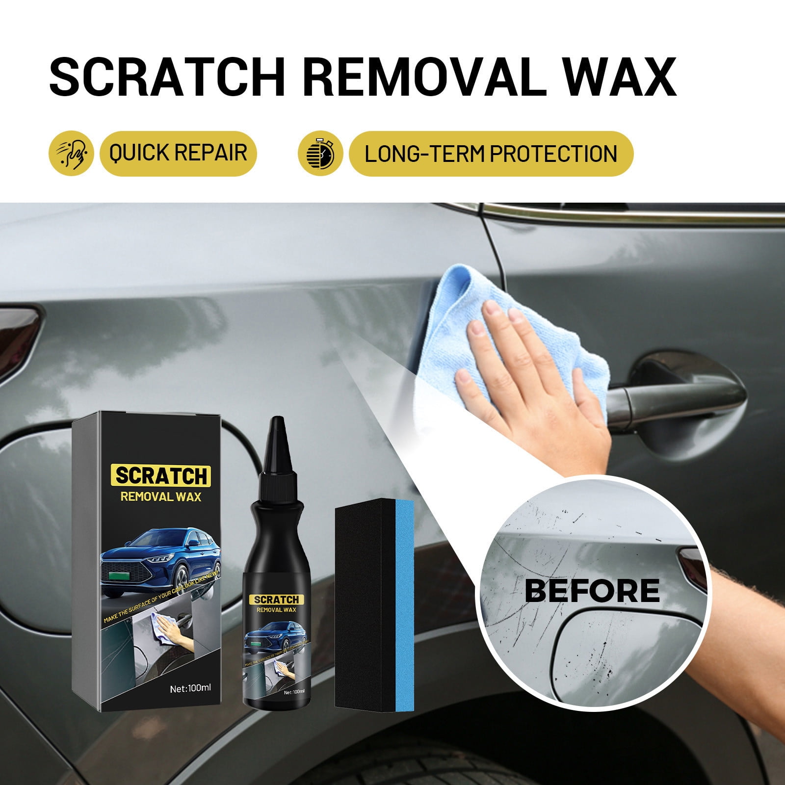2025 New Car Scratch Paste 2025 New Car Scratch Remover For Vehicles ...