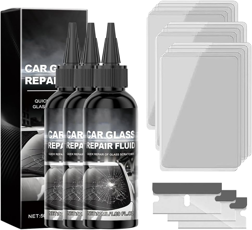 2025 New Car Windshield Crack Repair Kit, Glass Repair Liquid for ...