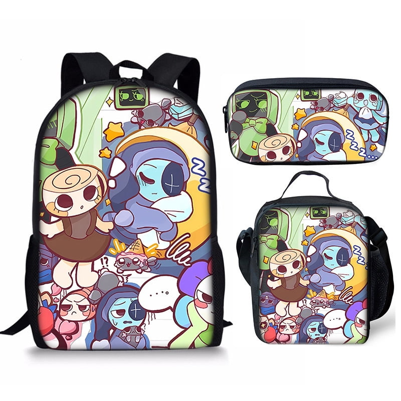 2025 New Cartoon Anime Dandy's World Student Backpack Three-Piece Set ...