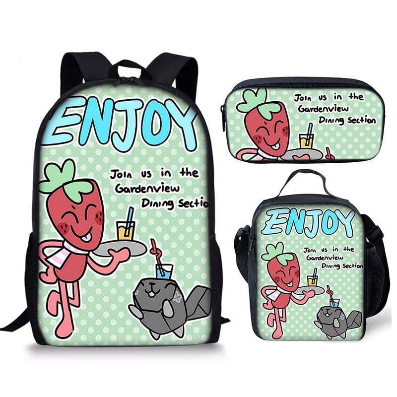 2025 New Cartoon Anime Dandy's World Student Backpack Three-Piece Set ...