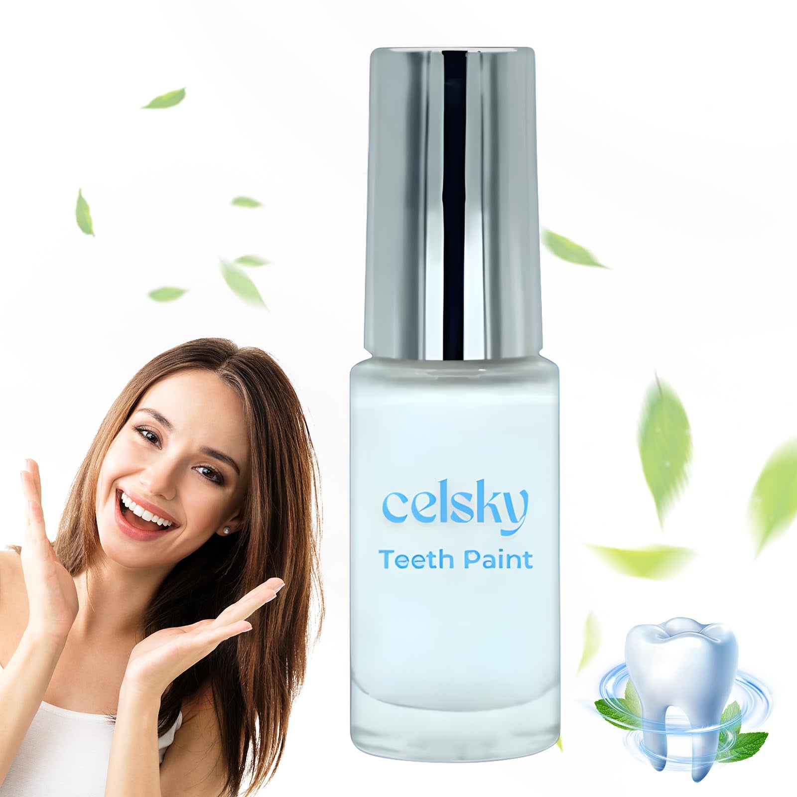 2025 New Celsky Paint, DHF10 Celsky Smile Tooth Paint, Natural Teeth ...
