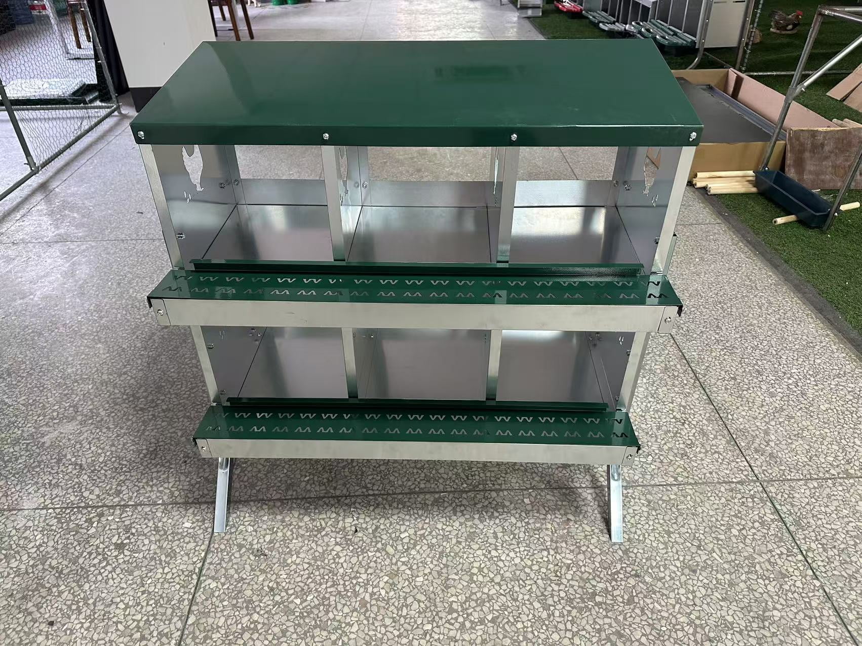 2025 New Chicken Nesting Box 6,8,10 Compartments Laying Boxes, Metal ...