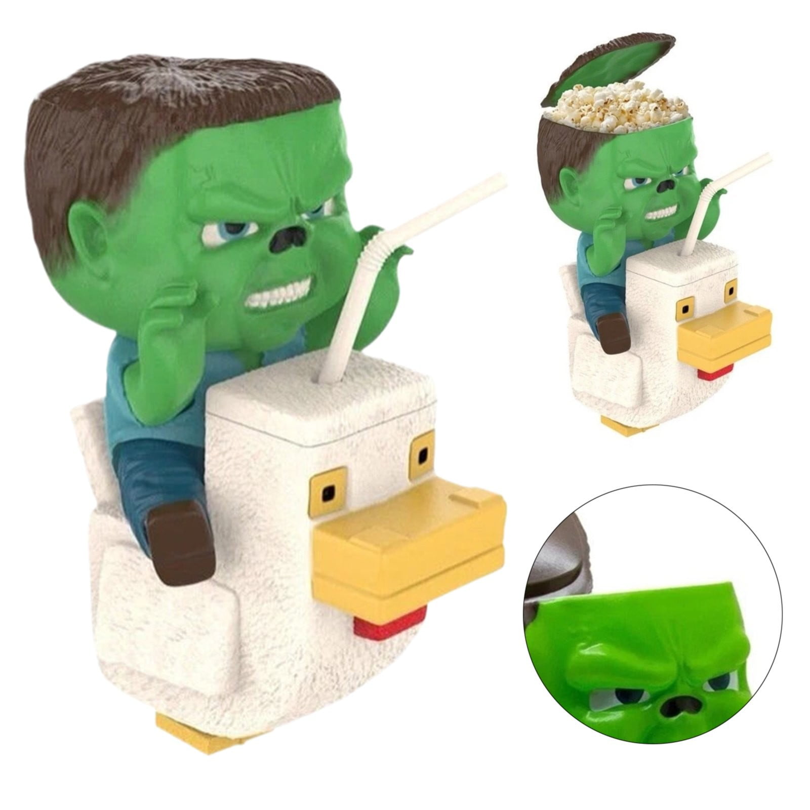 2025 New Cinemark Minecraft Movie CHICKEN JOCKEY! Popcorn Bucket & Cup ...