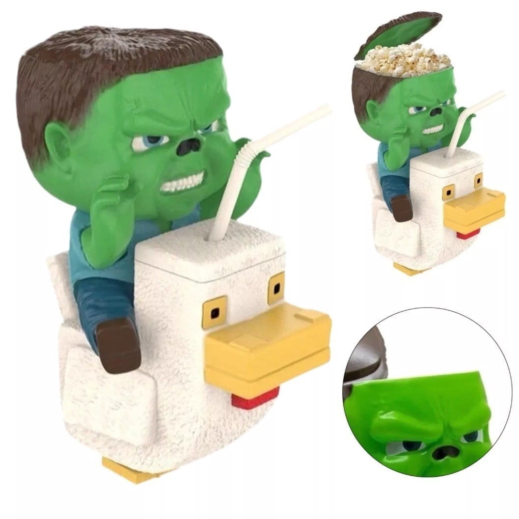 2025 New Cinemark Minecraft Movie Chicken Jockey Popcorn Bucket & Cup ...