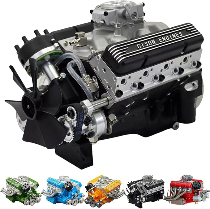 2025 New Cison V8 Engine Model Kit - Gasoline Overhead V8 Small-Block ...