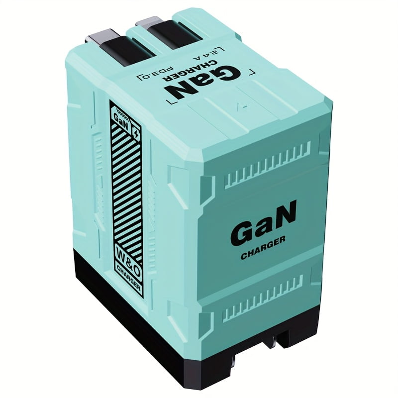2025 New Compact 66W Super Fast Charger - Retractable Cable, Cube-Shape ...