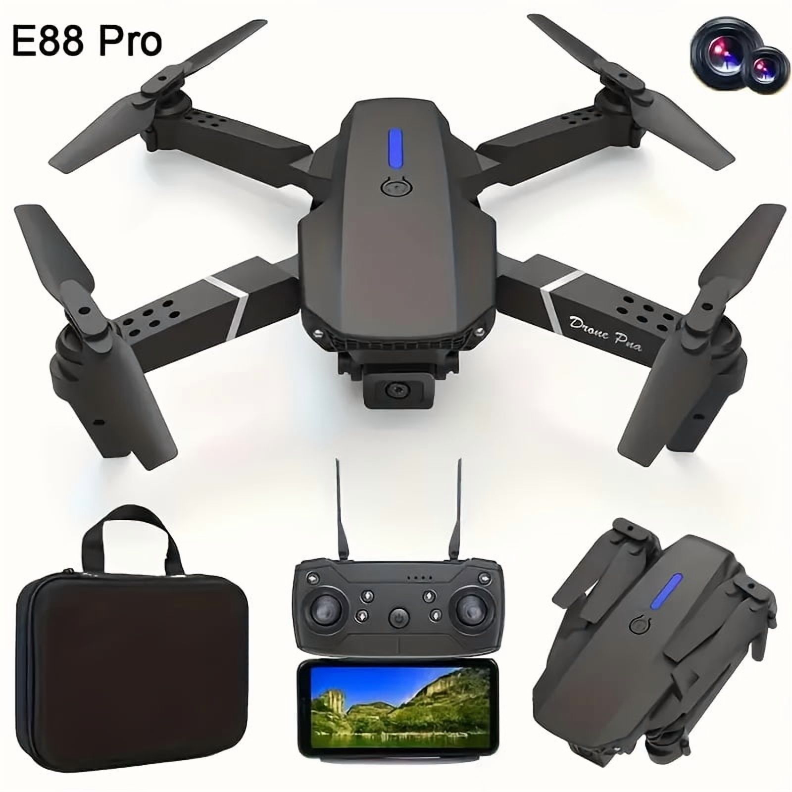 2025 New Cool E88 Children's Drone, Dual-camera Quadcopter Aircraft ...