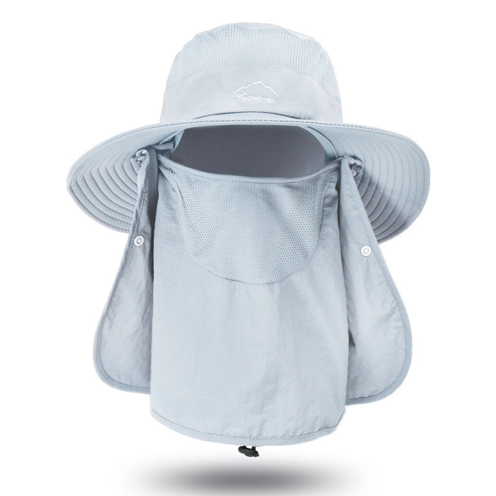 2025 New Cooling Sun Hat for Men Women,Neck Flap Wide Brim Bucket Hat ...