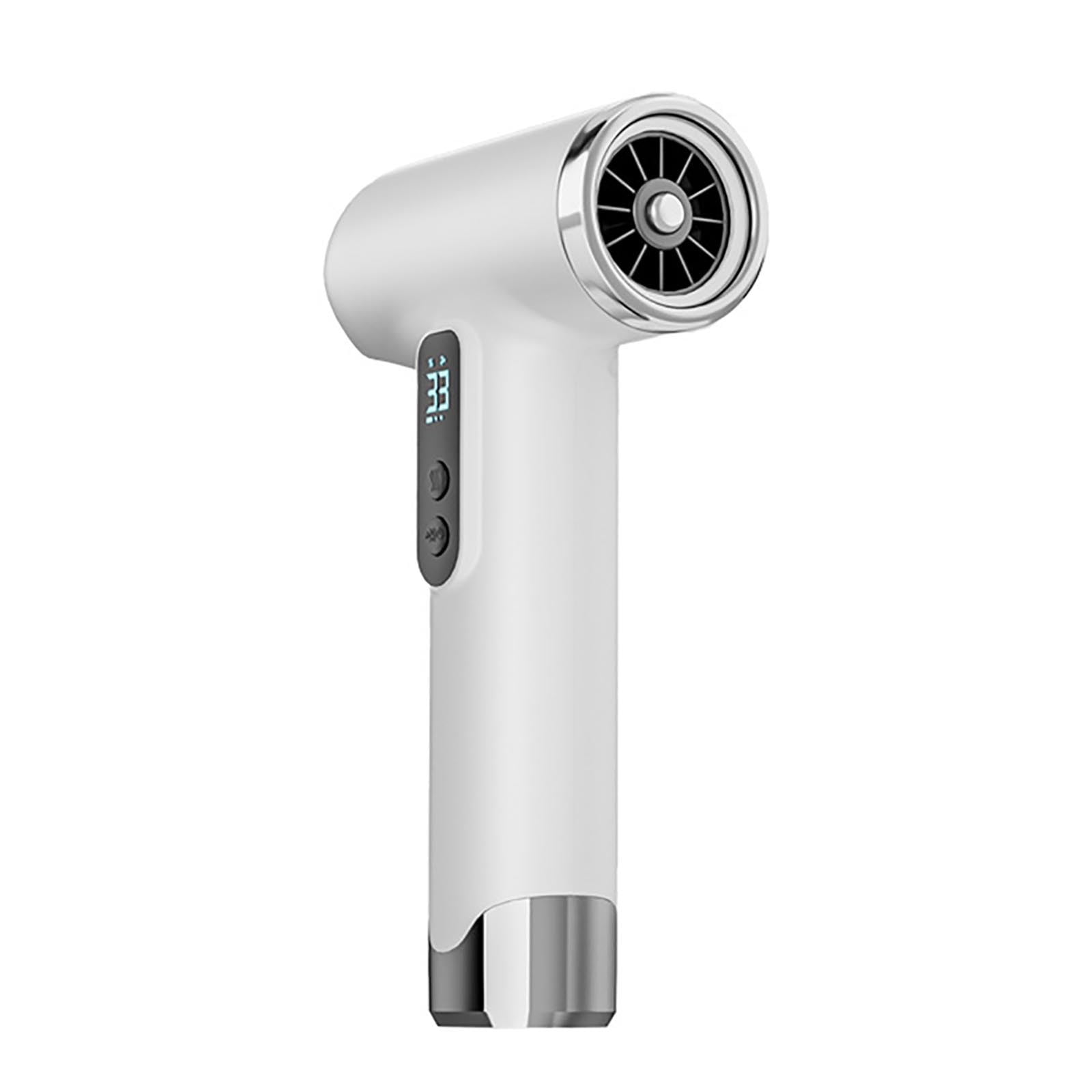 Cordless Hair Dryer, USB Rechargeable Hair Dryer with Digital Display ...