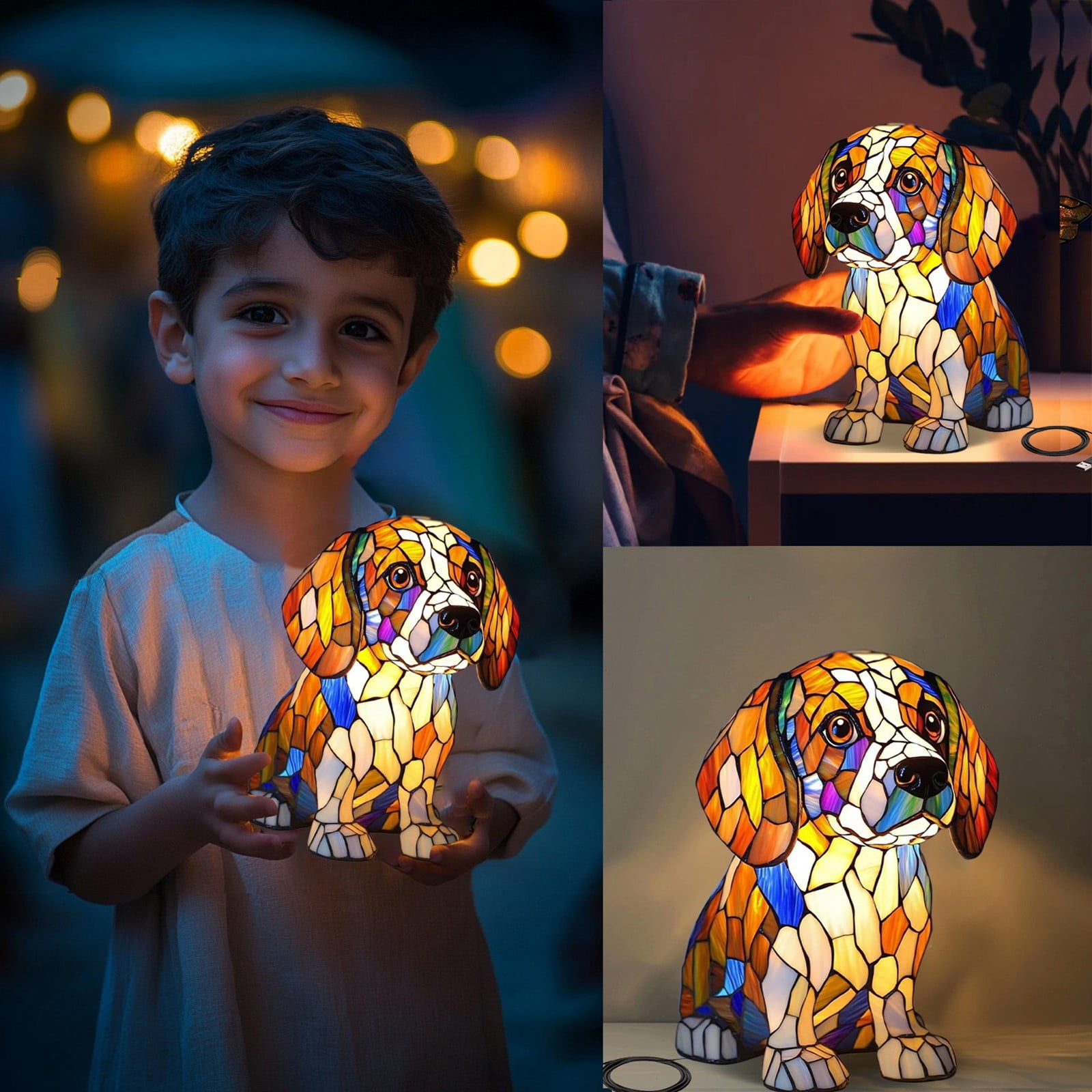 2025 New Corgi Lamp and Pug Lamps, Boxer Dog Lamp, Dogs Series Art ...