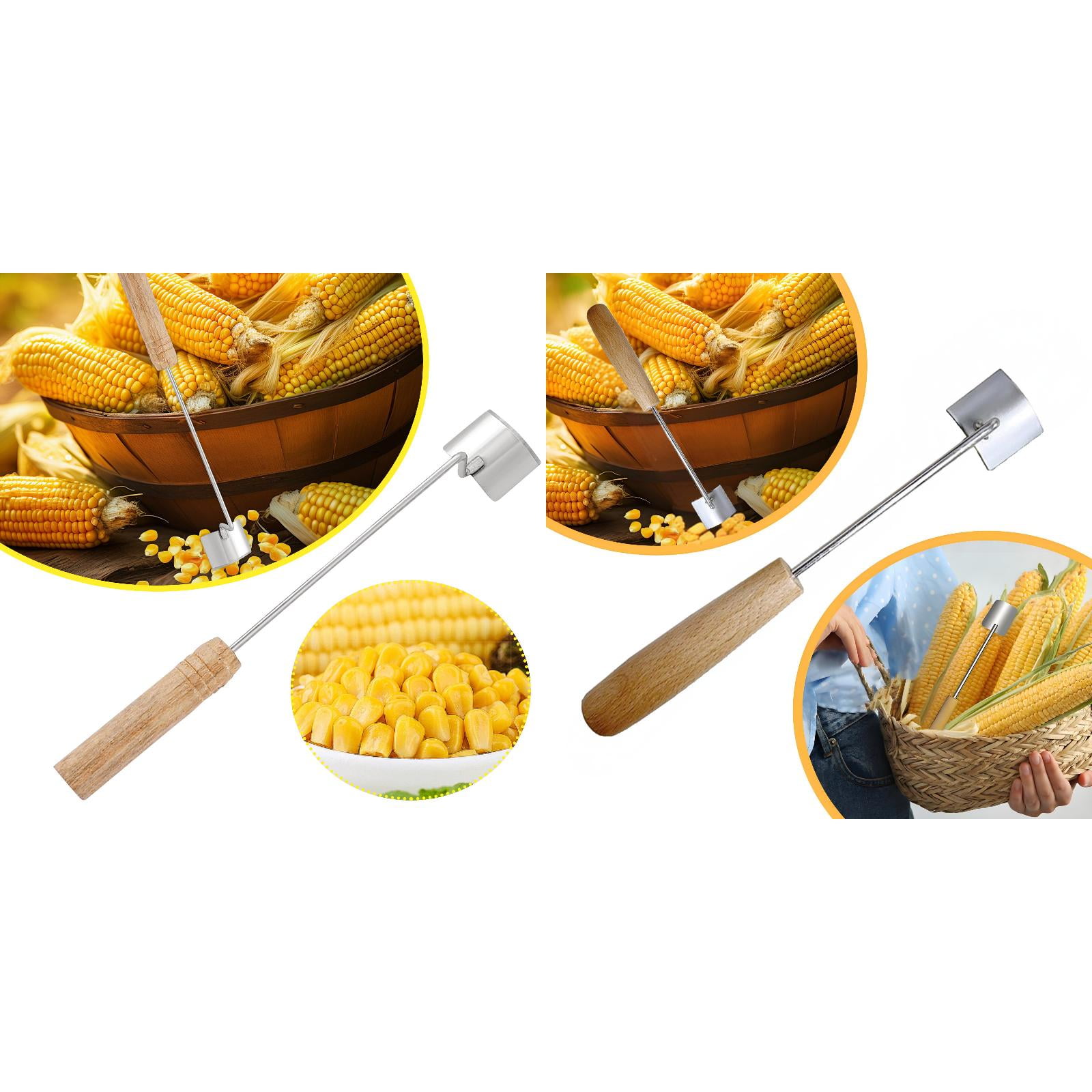 2025 New Corn Cob Peeler - Stainless Steel Corn Stripping Tool with ...