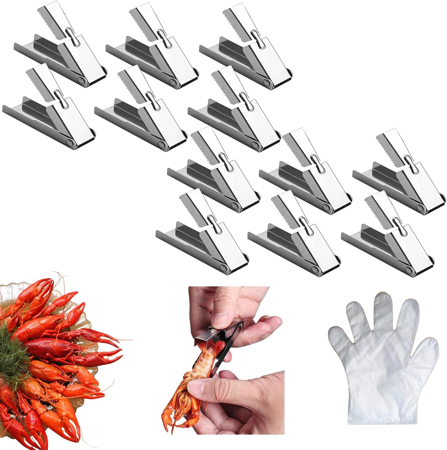 2025 New Crawfish Peeler Tool Stainless Steel,Portable Crawfish Tail ...