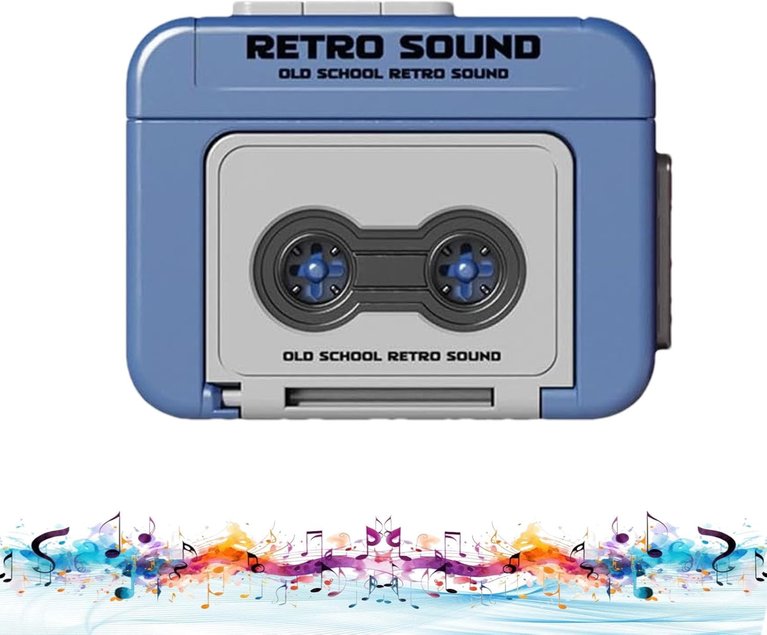 2025 New Creative Mini Tape Recorder Keychains, Retro Sound Keychain ...