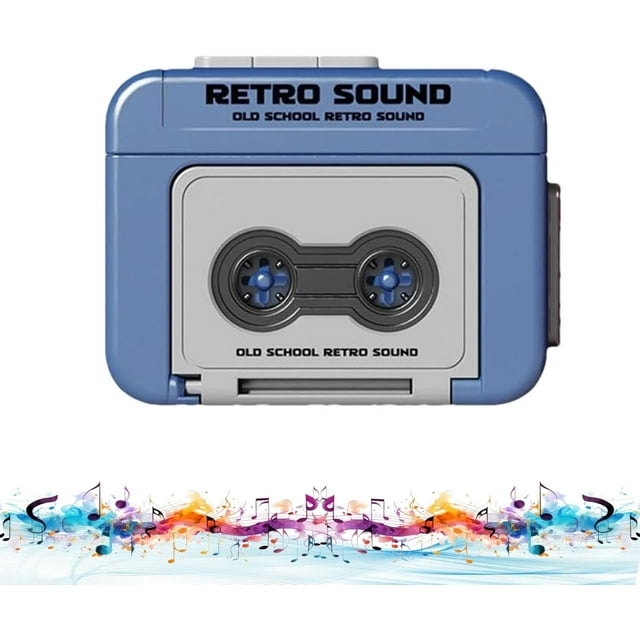 2025 New Creative Mini Tape Recorder Keychains, Retro Sound Keychain ...