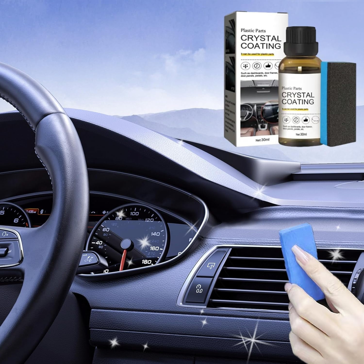 2025 New Crystal Coating for Car Plastic Parts, Plastics Parts Crystal ...