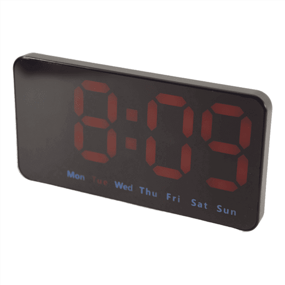 2025 New! Digital Wall Clock, 9Inch LED Clock Large Display with 12/24H ...