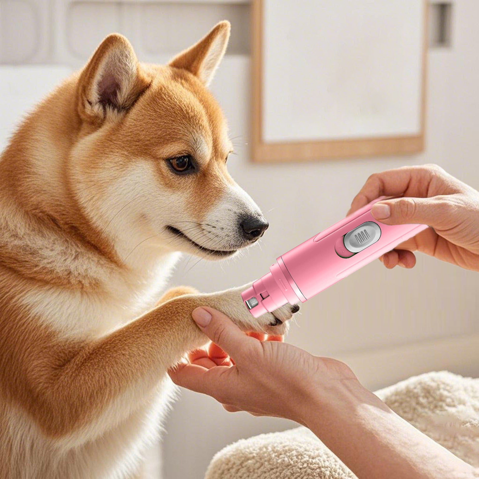 2025 New Dog Nail Grinder Quiet - Professional 2-Speed Electric Pet ...