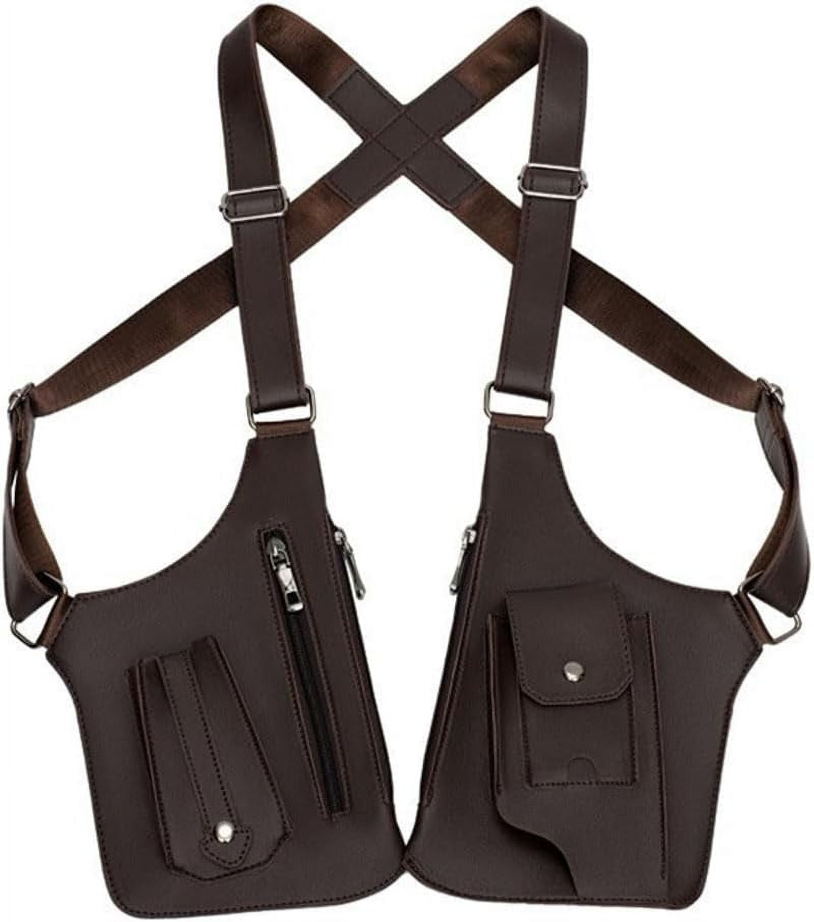 2025 New Double Shoulder Strap Multi-pocket Outdoor Anti-Theft Tactical ...