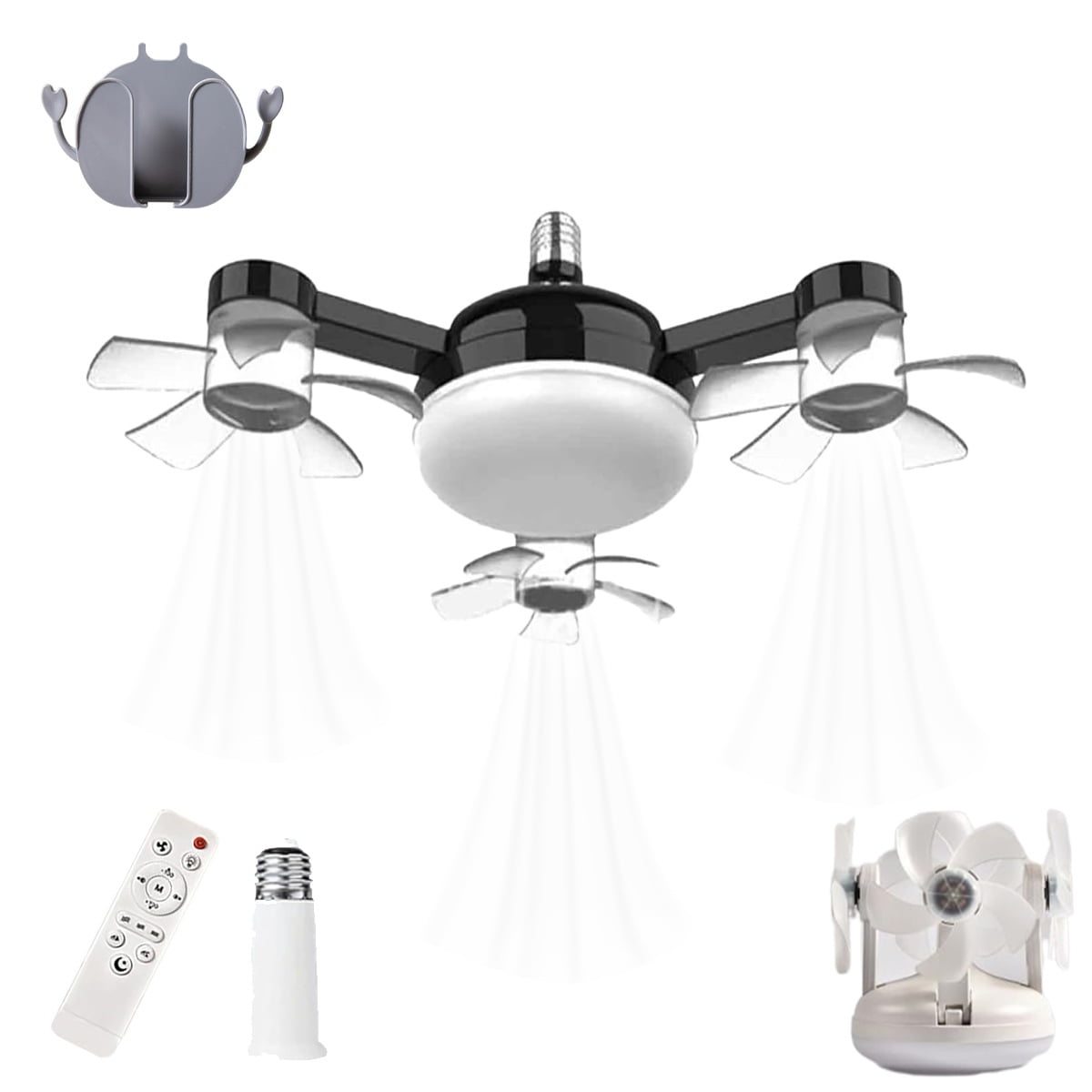 2025 New Drone Style Light Fan, 2 in 1 Hanging Fan with LED Lantern ...