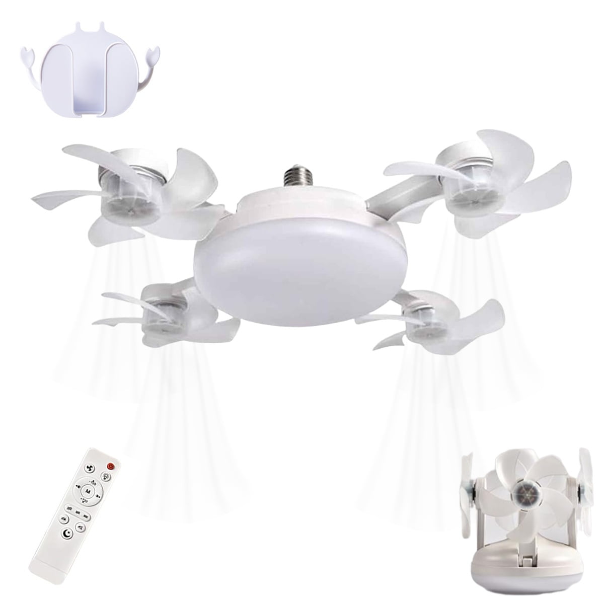 2025 New Drone Style Light Fan, 2 in 1 Hanging Fan with LED Lantern ...