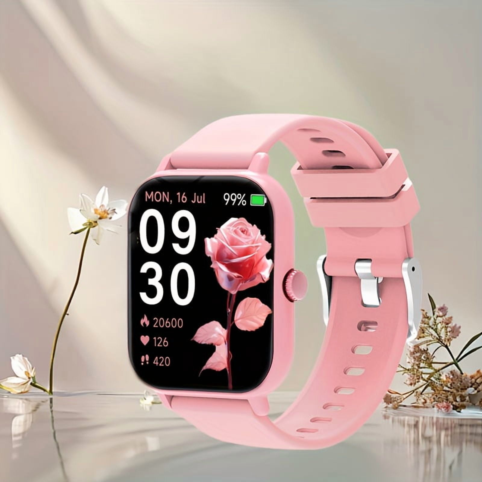 2025 New Dual-Band Smart Watch - Unisex Touchscreen Fitness Tracker, Call/SMS Alerts, Step ...