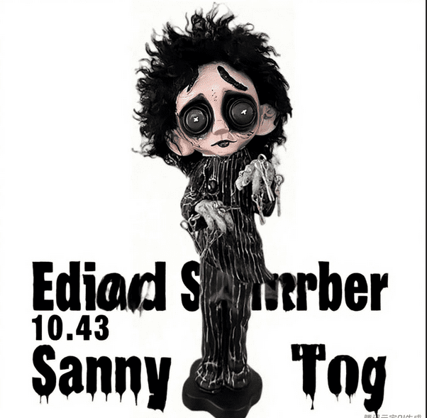 2025 New Edward Scissorhands Action Figure 10.5 in - Edward Action ...