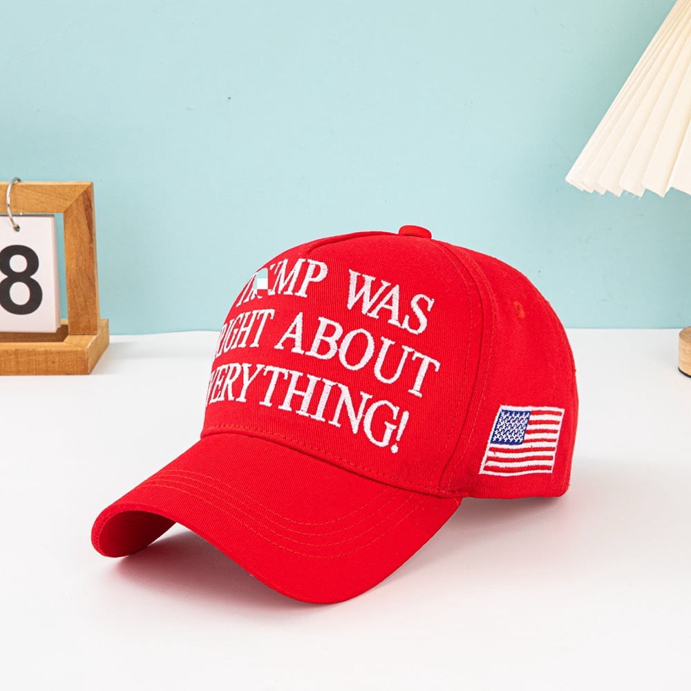 2025 New Election Cap 3D Embroidered American Baseball Cap Little Red ...