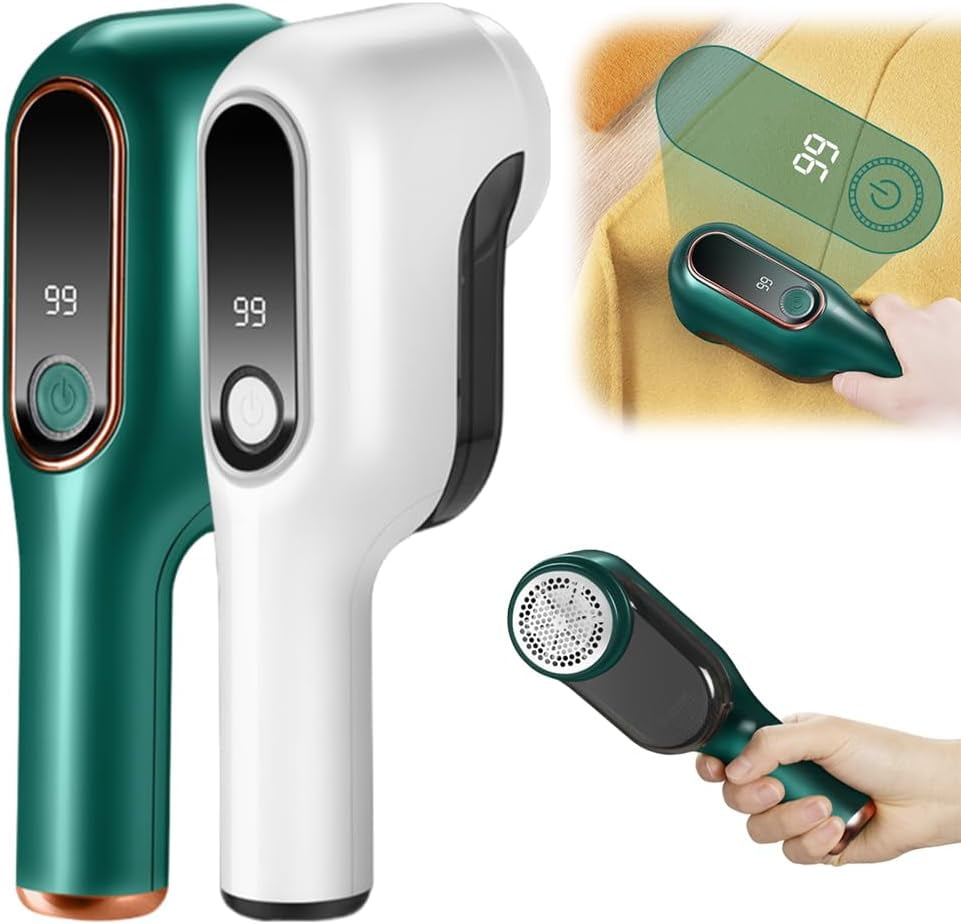 2025 New Electric Lint Remover Rechargeable, Digital Power Display Lint ...