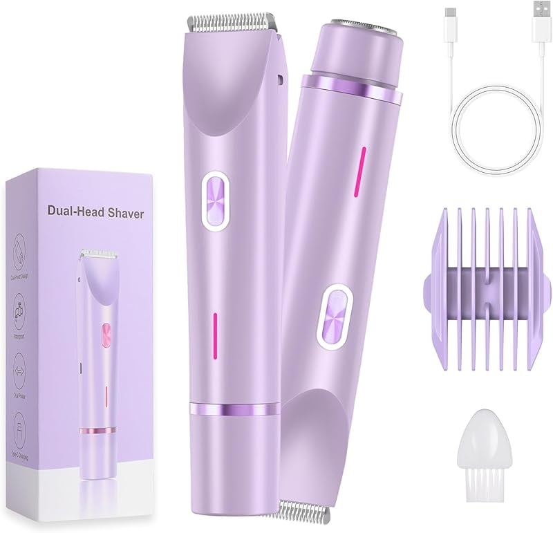 2025 New Electric Womens Shaver, Glowshave 2-in-1 Women's Body Shaver ...