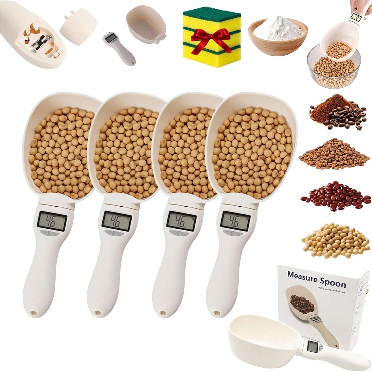 2025 New Electronic Measuring Spoon, Digital Food Scale Scoop for ...