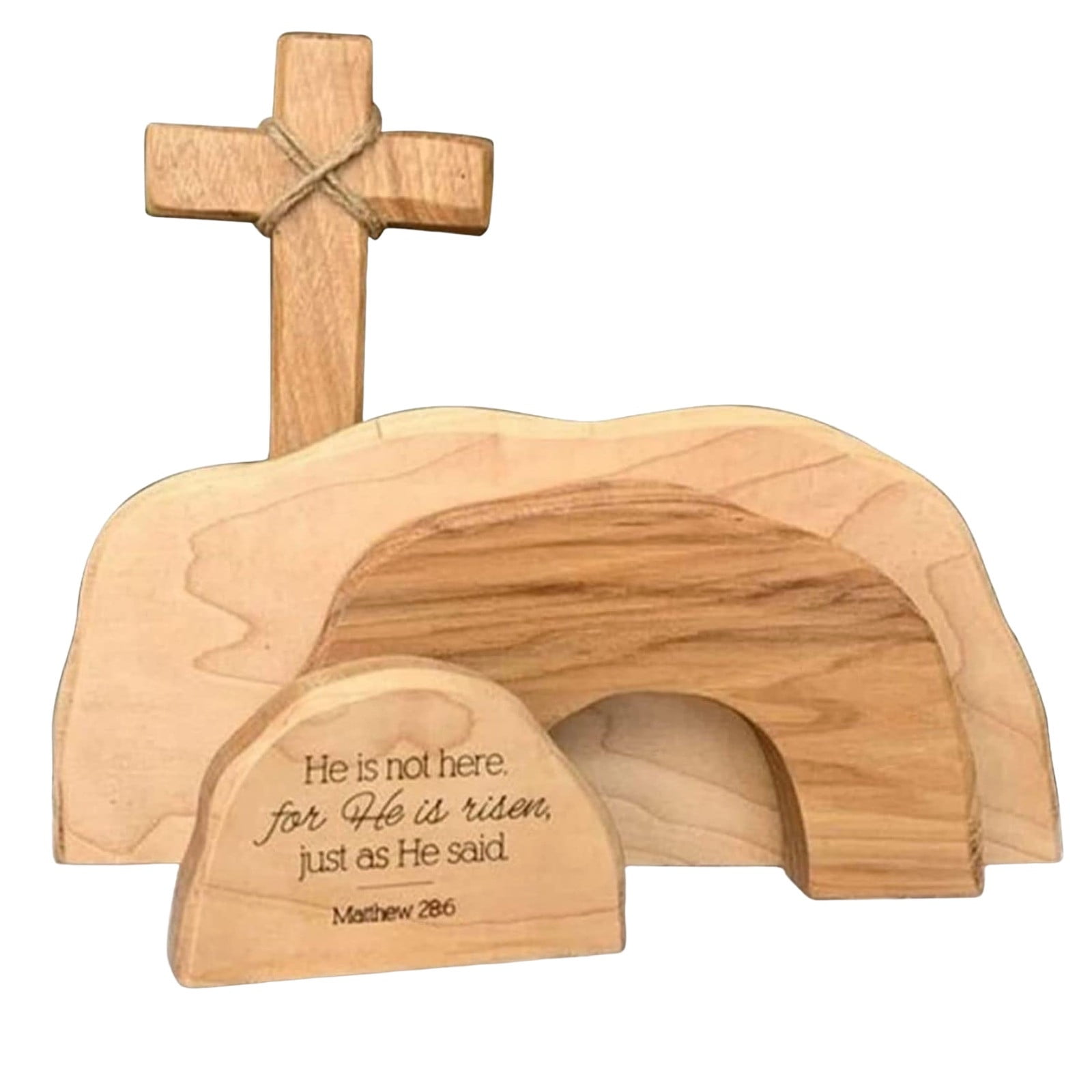 2025 New Empty Tomb Easter Decor Easter Resurrection Scene and Cross ...