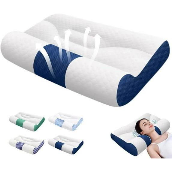2025 New Ergonomic Goose Down Pillow, Cervical Support and Comfort ...