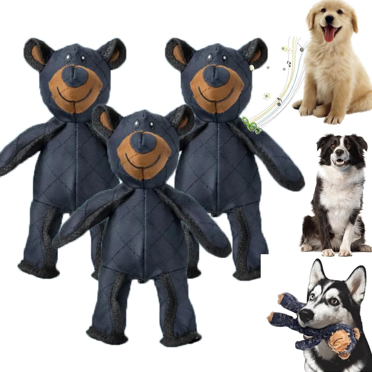 2025 New Esslvyshop-Bear For Heavy Chewers, Crystola Indestructible Bear, Unbreaka-Bear ...