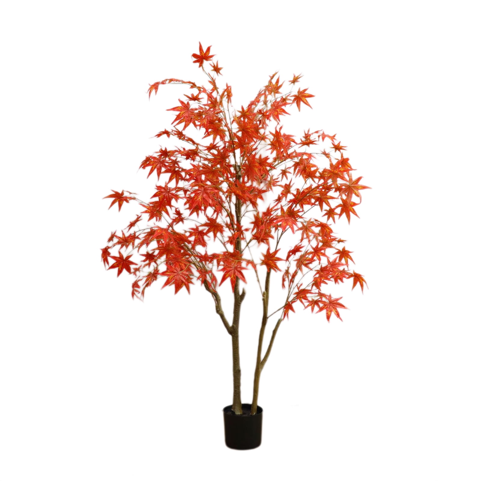 2025 New Fall Maple Tree, Autumn Ficus Artificial Fall Tree, Maple Tree ...