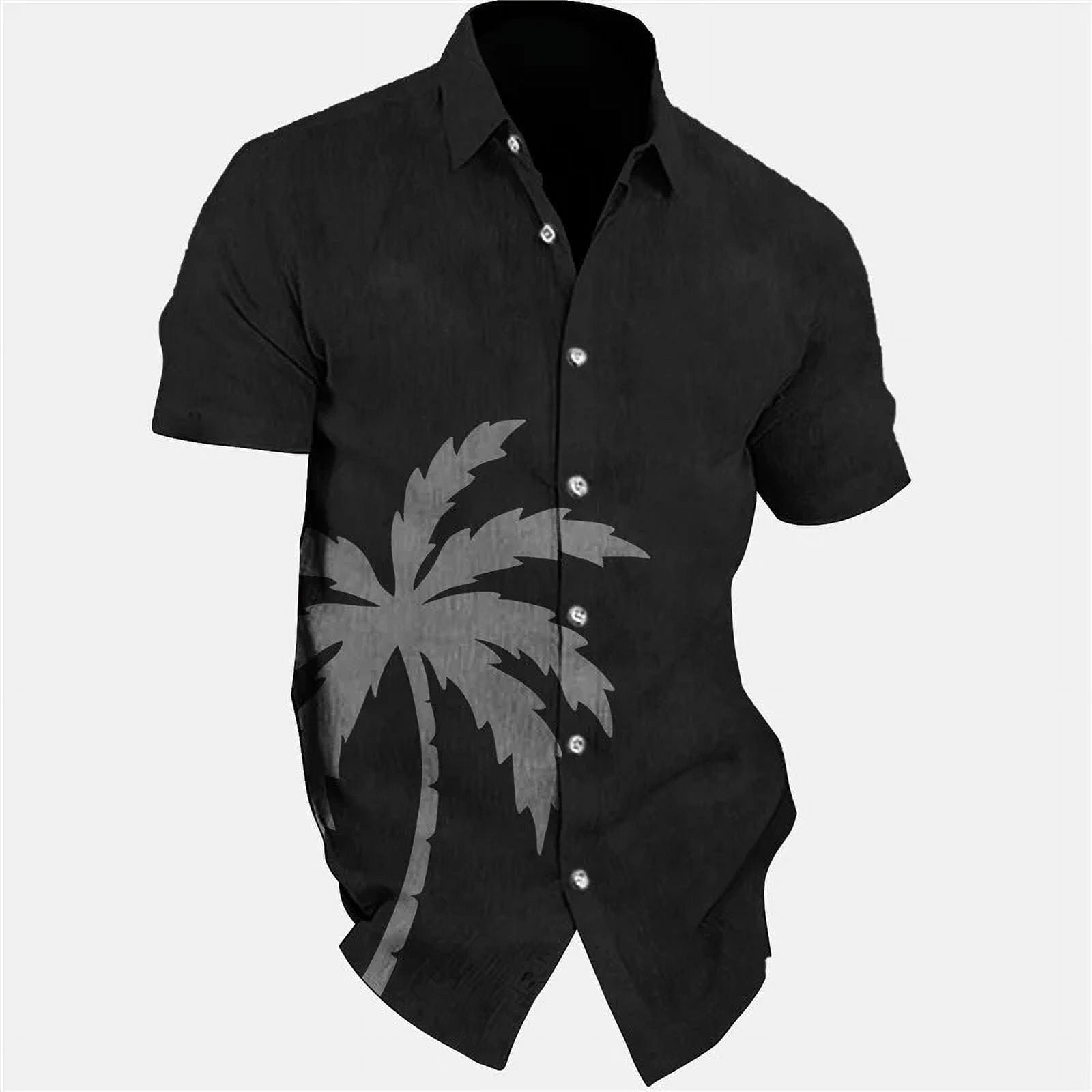 2025 New Fashion Short Sleeve Men's Casual Outdoor Street Party High ...