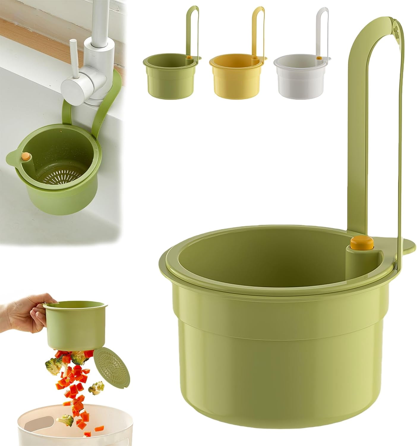 2025 New Faucet Hanging Strainer, Hanging Draining Basket for Kitchen ...