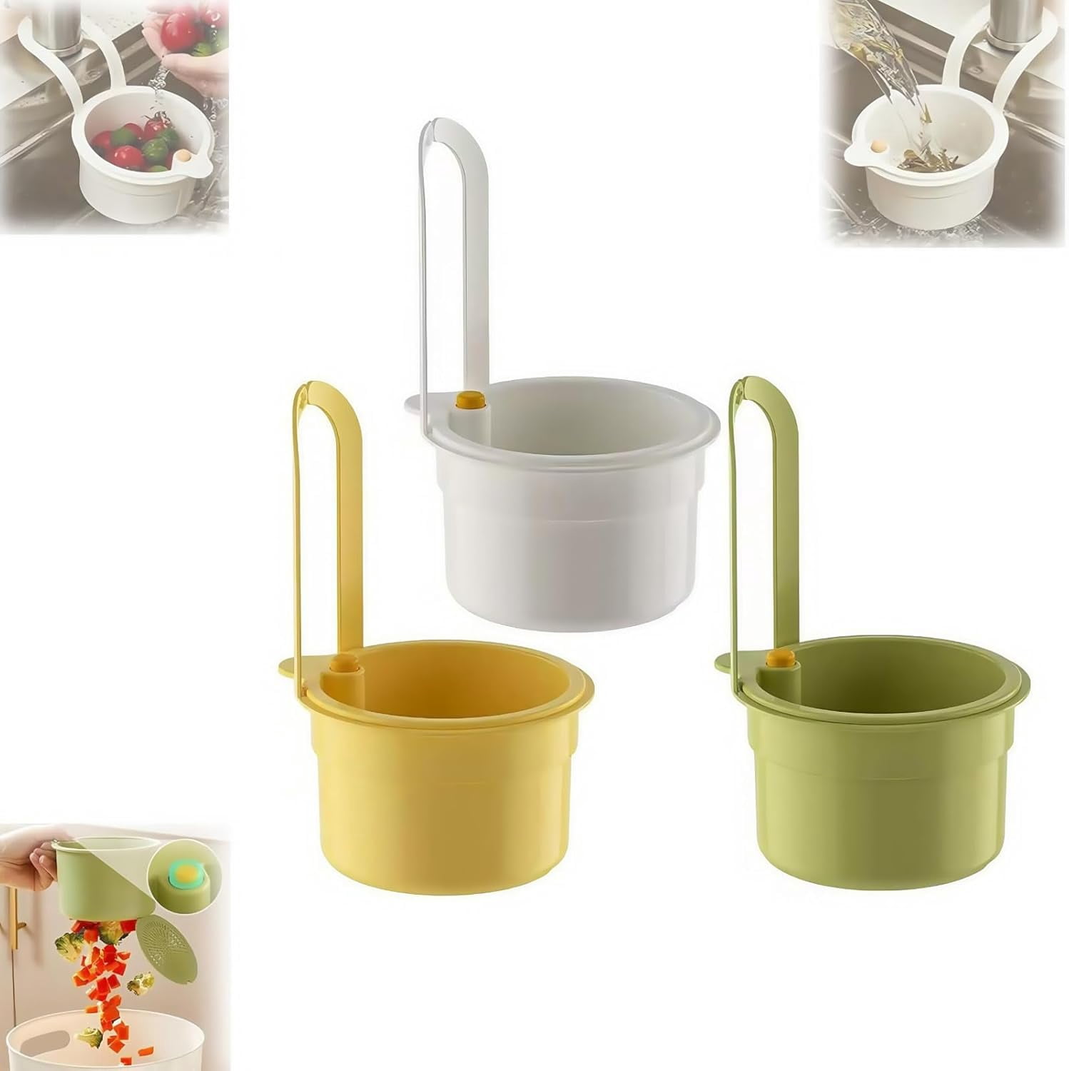 2025 New Faucet Hanging Strainer, Kitchen Sink Food Waste Catcher ...