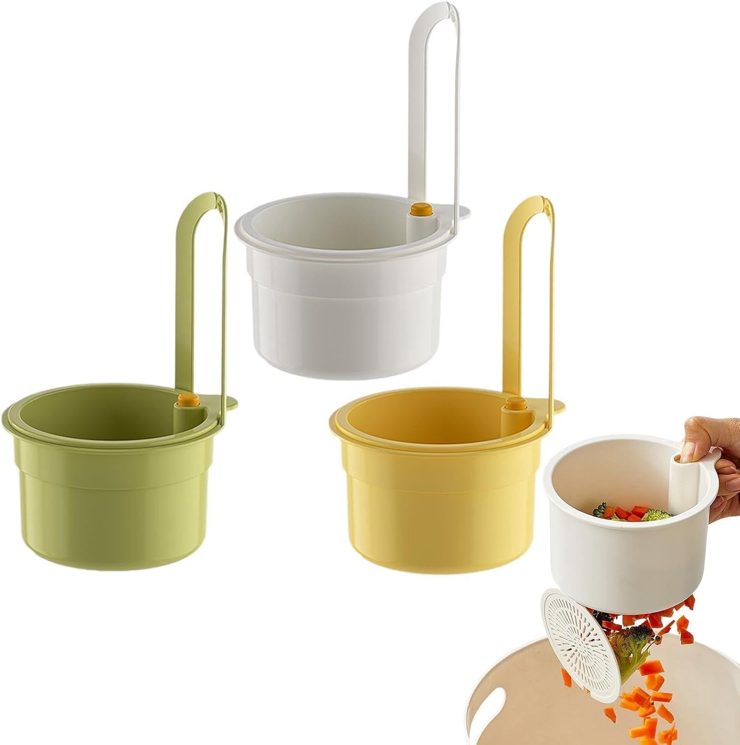 2025 New Faucet Hanging Strainer,Sink Strainer bBasket,Self-Cleaning ...