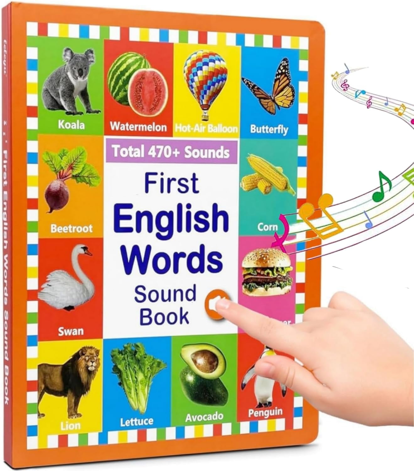 2025 New My First English Words Sound Book Toy, English Learning ...