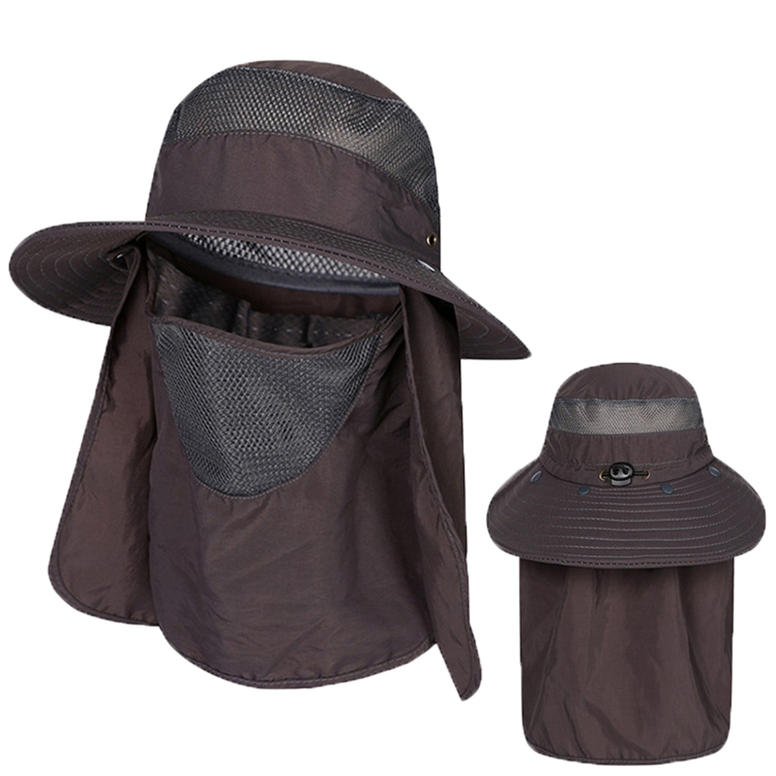 2025 New Fishing Hat UPF50+ Neck Flap Wide Brim Sun Hat for Men Women ...