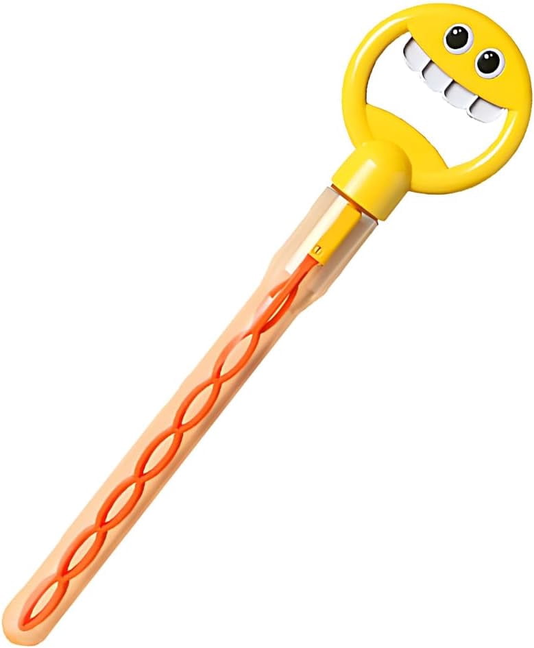 2025 New Five Claw Smiley Bubble Stick,Shrink Freely Bubble Blowing Toy ...