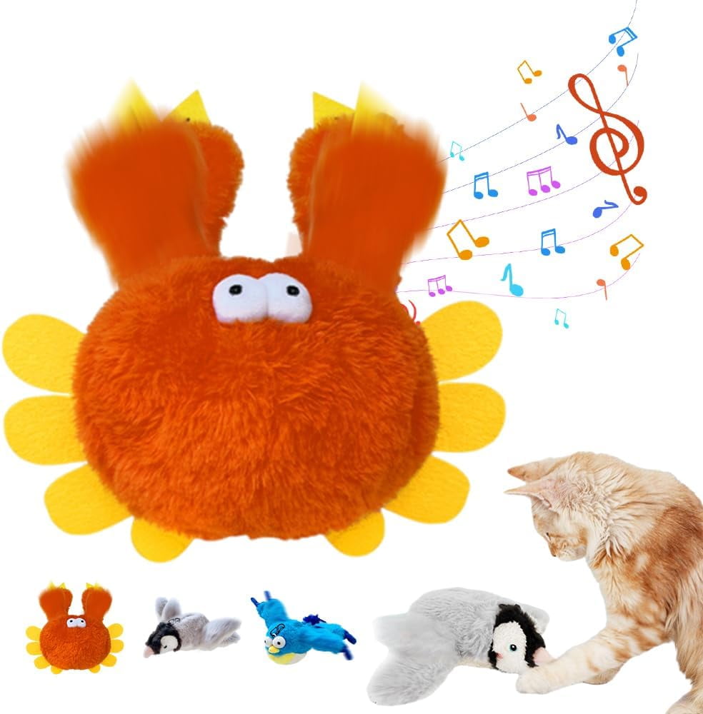 2025 New Flappy Chase Cat Toy, Upgrade Flappy Bird Cat Toy Interactive ...