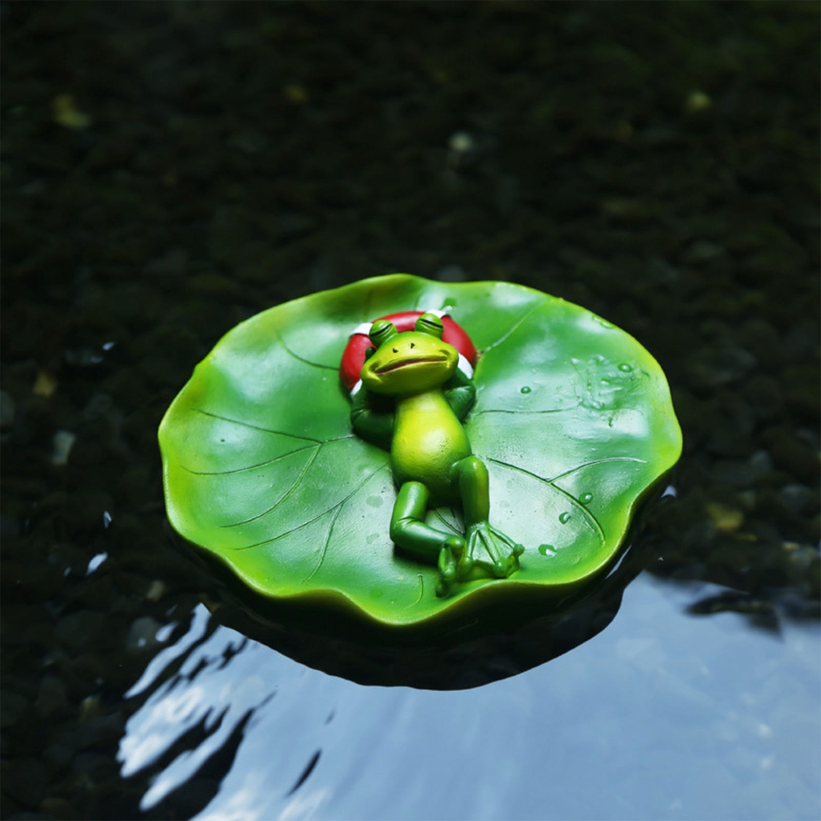 2025 New Floating Frog Toys Garden Figurine Resin, Toys Games Gifts ...