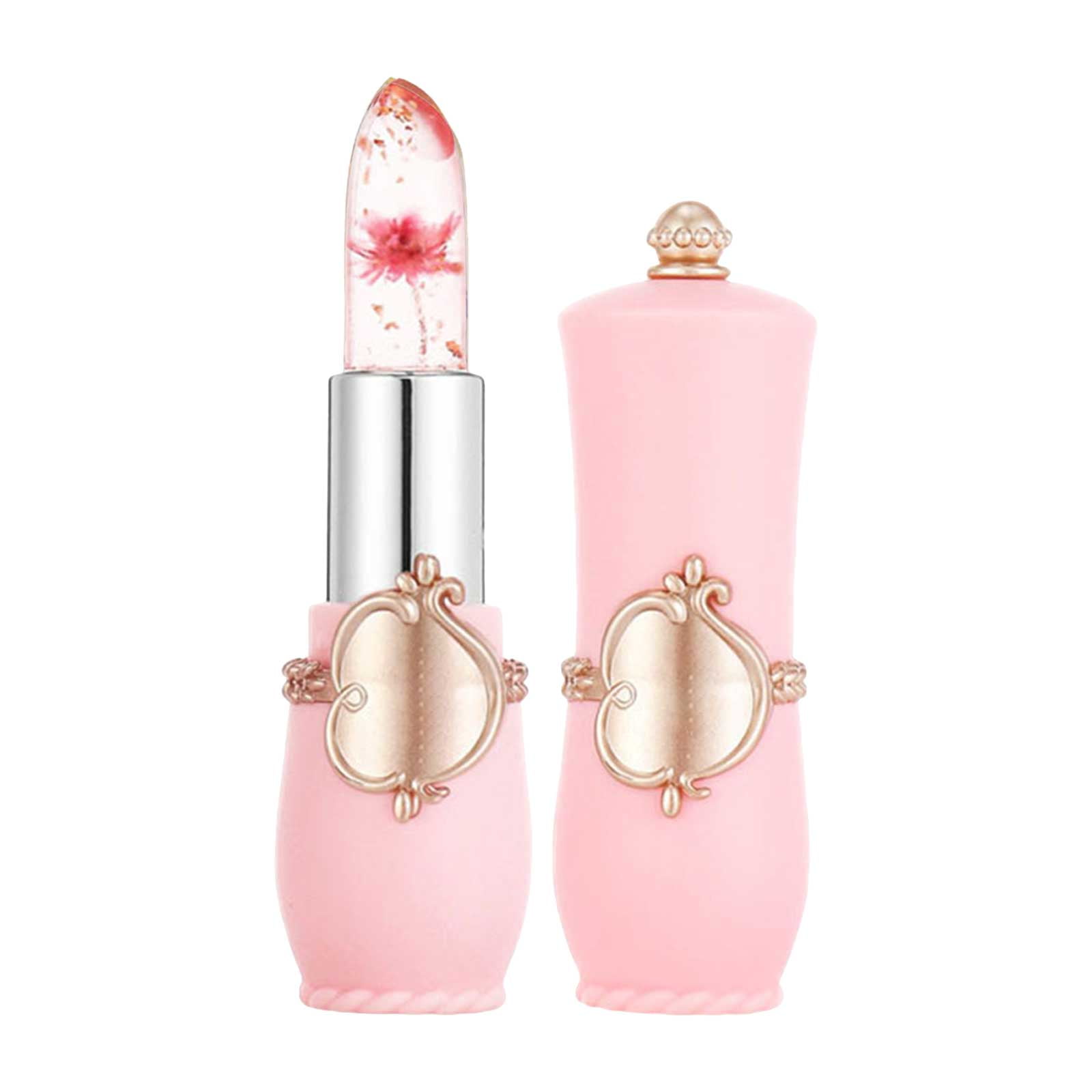 2025 New Flower Jelly Lipstick, Temperature Change Moisturizer, Long ...