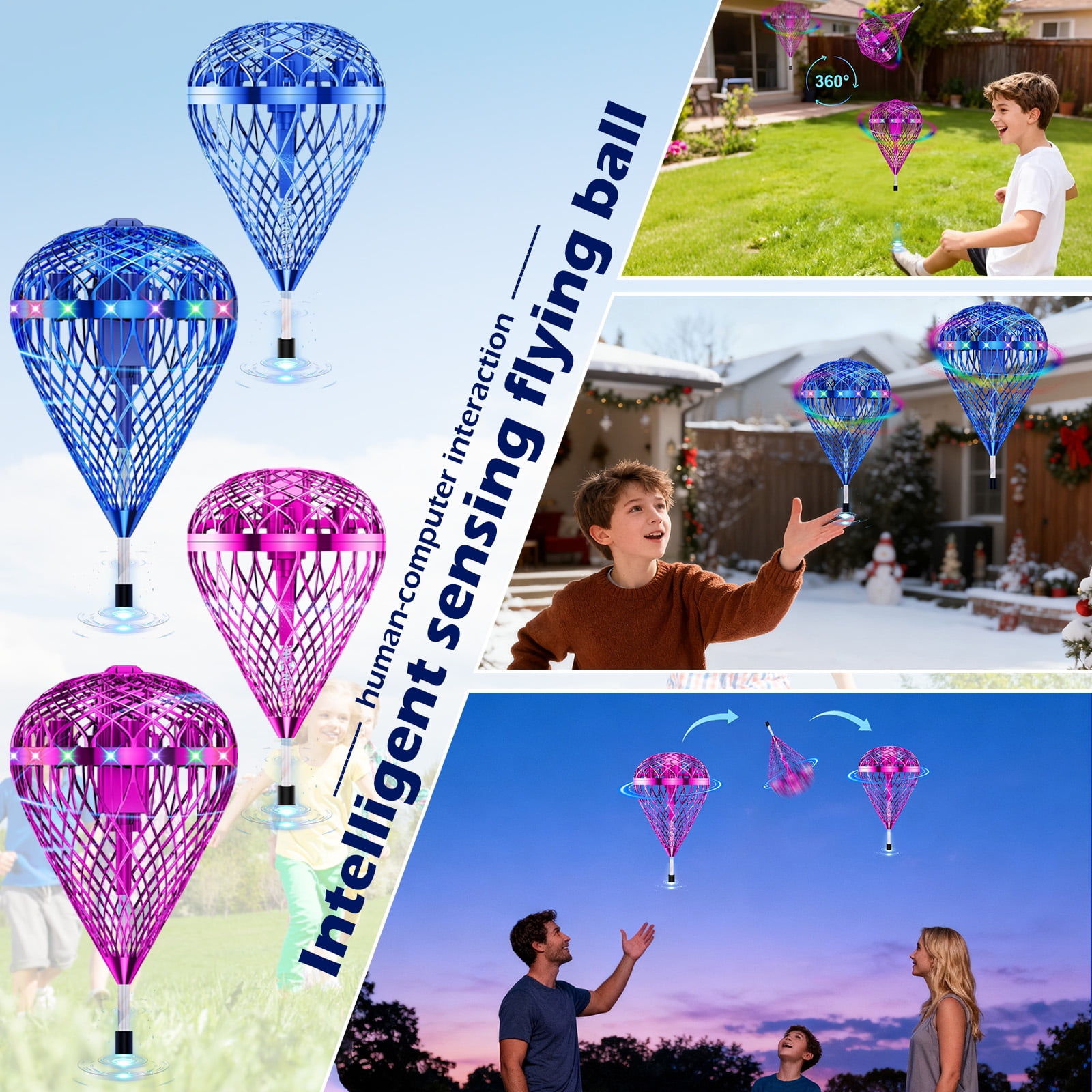 2025 New Flying Bouncing Toys, Cosmic Globe Flying Orb Ball Motion ...
