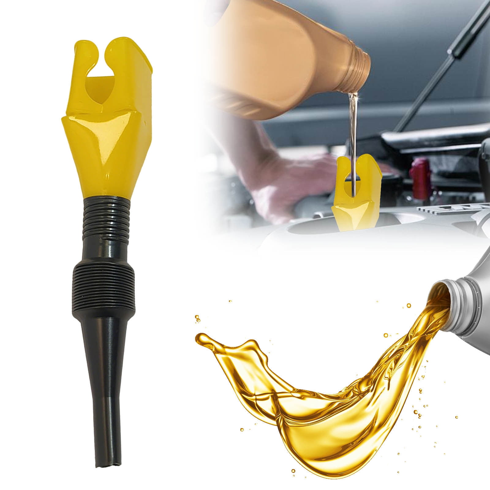 2025 New Foldable Universal Funnel - Wide Mouth Plastic Oil Funnel for ...