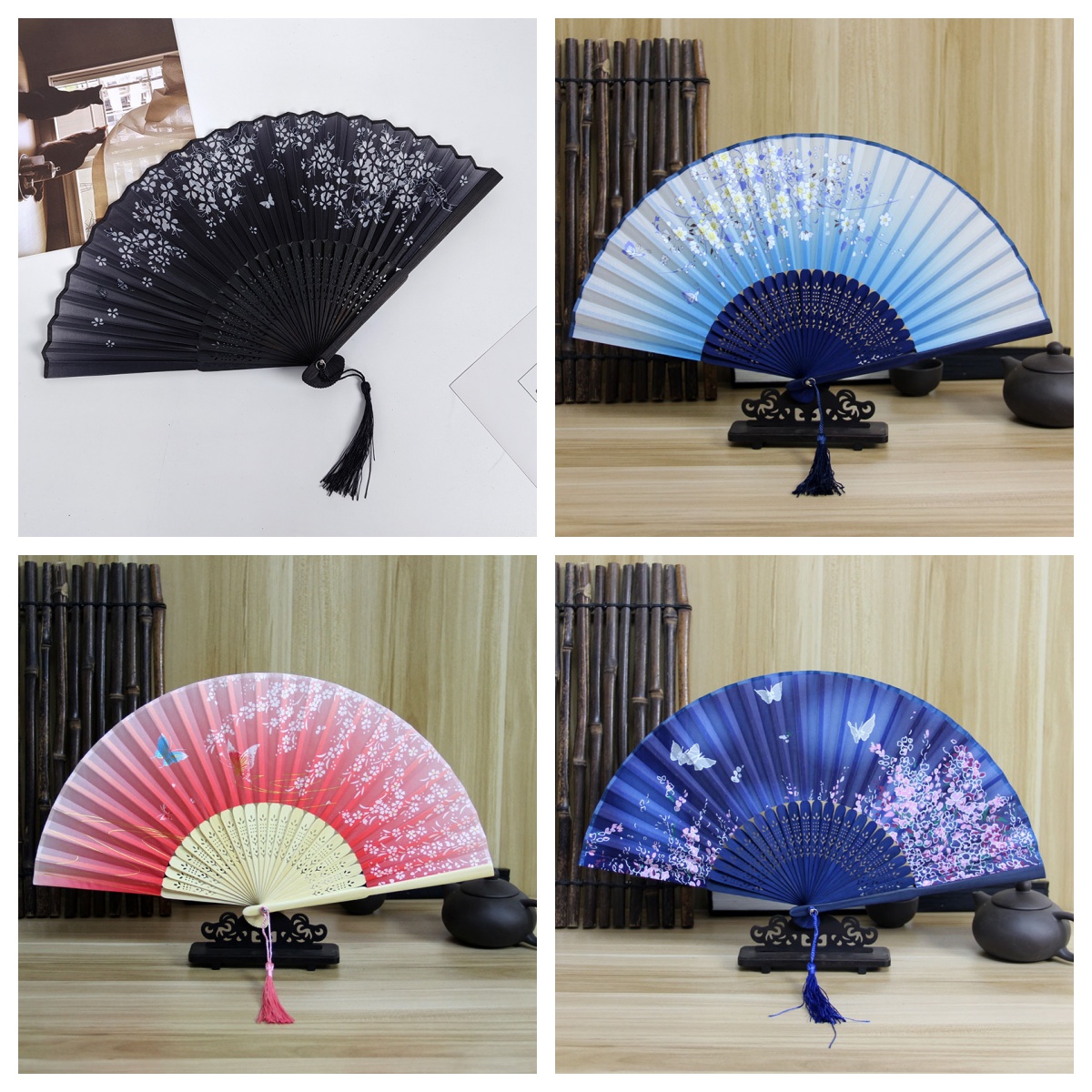 2025 New Folding Hand Fan, Suitable for Line Dance, Dance and Clapping ...