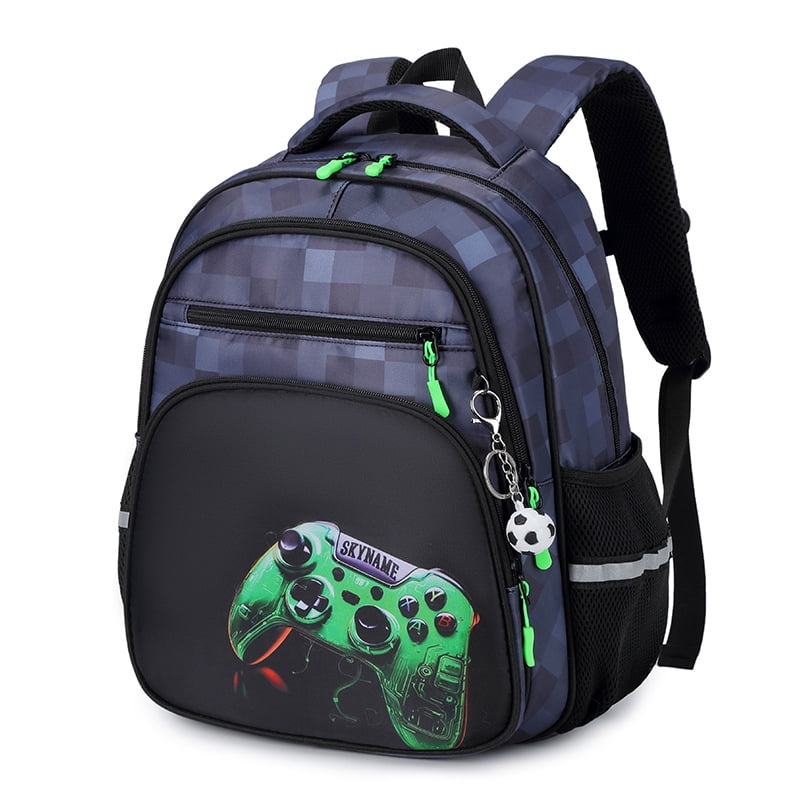 2025 New Football Print Backpack for Grades 1-6 Lightweight Backpack ...